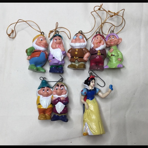 Disney | Holiday | Disney Snow White Seven Dwarfs Christmas Ornaments ...